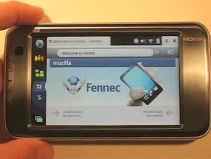 Mozilla "Fennec" Alpha 1 Mobile Browser Demo