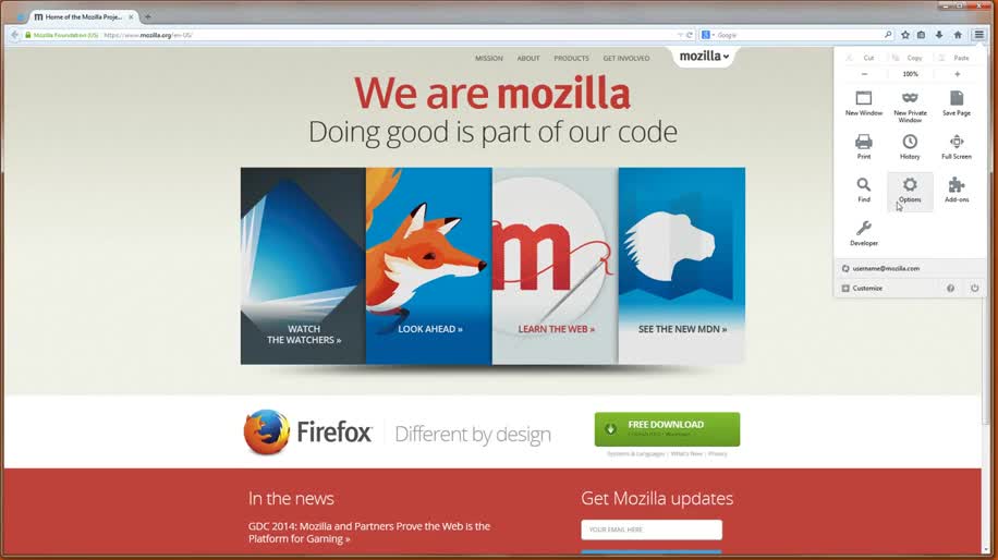 Vorstellung der Neuerungen von Firefox 29