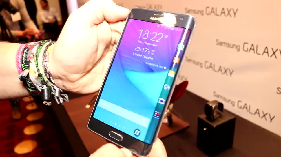 Samsung Galaxy Note Edge im Video-Hands-On