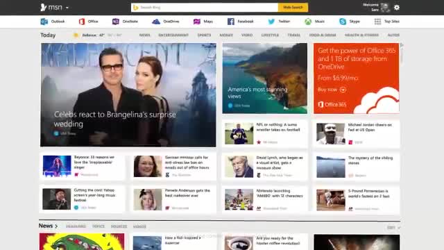 Microsoft stellt die neue MSN-Seite vor