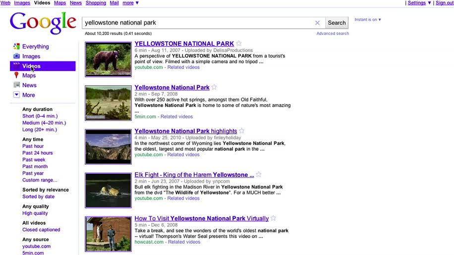 Google Instant: Neue Funktionen vorgestellt