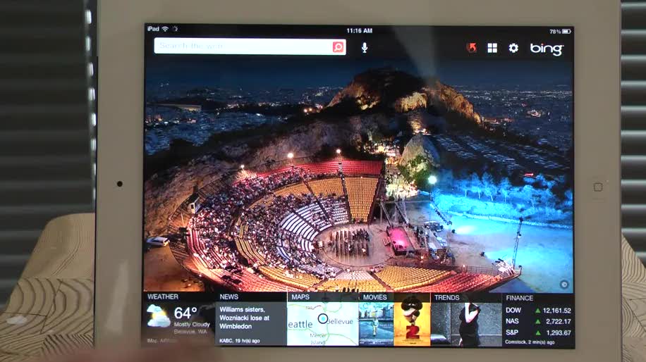 Bing for iPad 1.1 - Suche mit dem "Lasso"