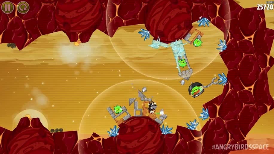 Angry Birds Space – Red Planet-Gameplay